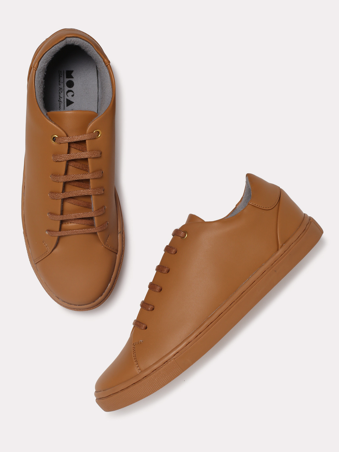 Buy Mocas Men Tan Sneakers - Casual Shoes for Men 7103262 | Myntra