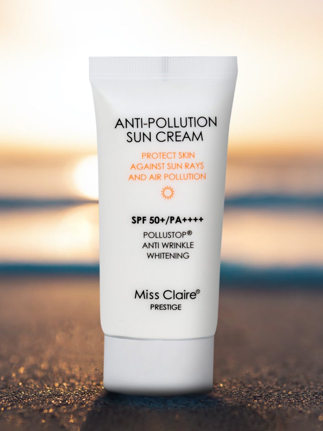 Buy Miss Claire SPF 50+ / PA+++ Pre. Anti Pollution Sun Cream 50 Ml ...