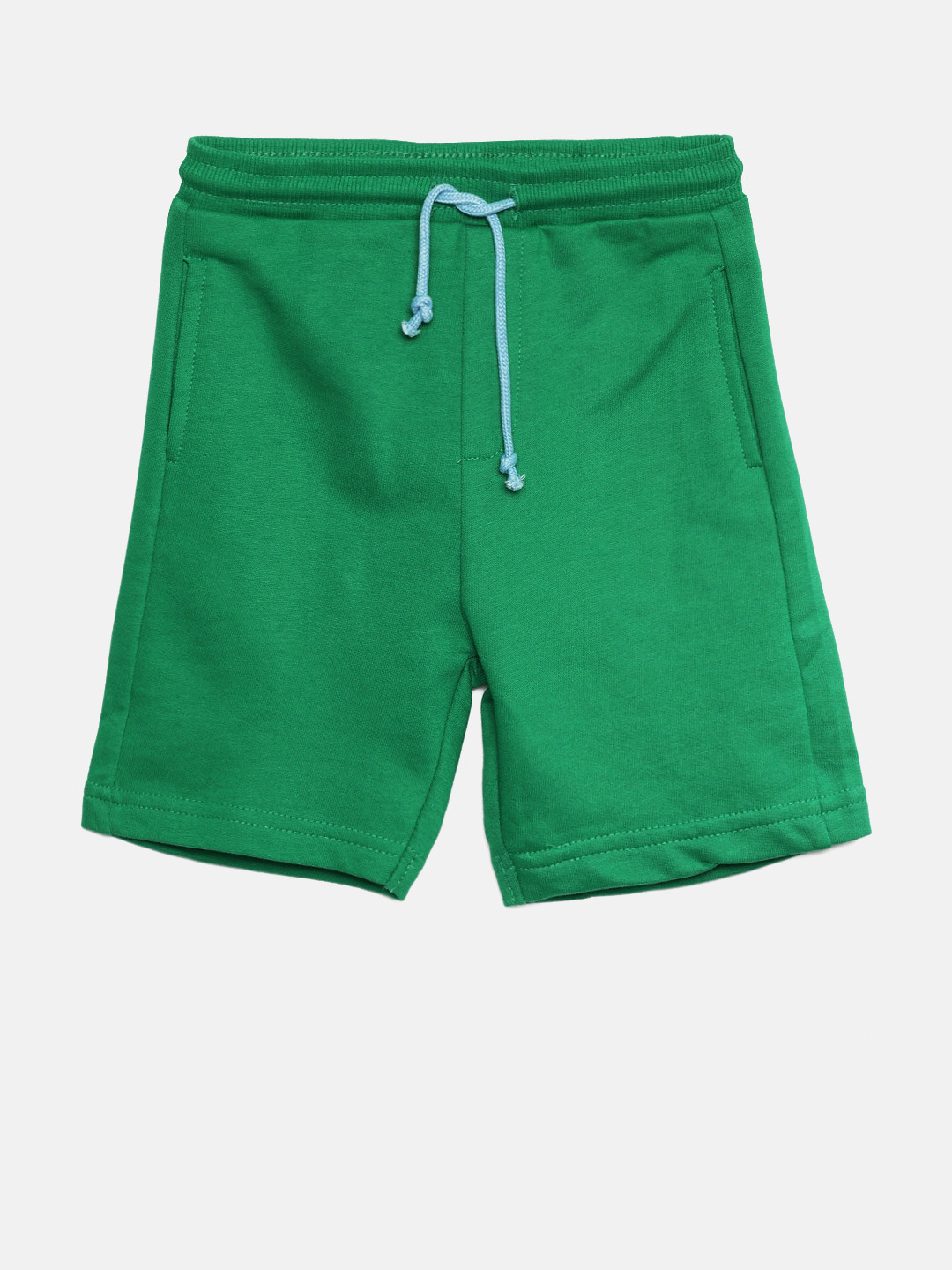 Buy Juniors By Lifestyle Boys Green Solid Regular Fit Shorts - Shorts ...