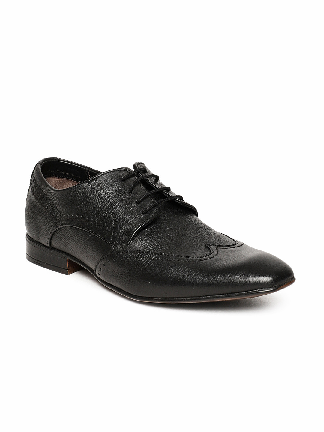 Buy Ruosh Men Black AW18 MATTIA 04D Formal Leather Brogues - Formal ...