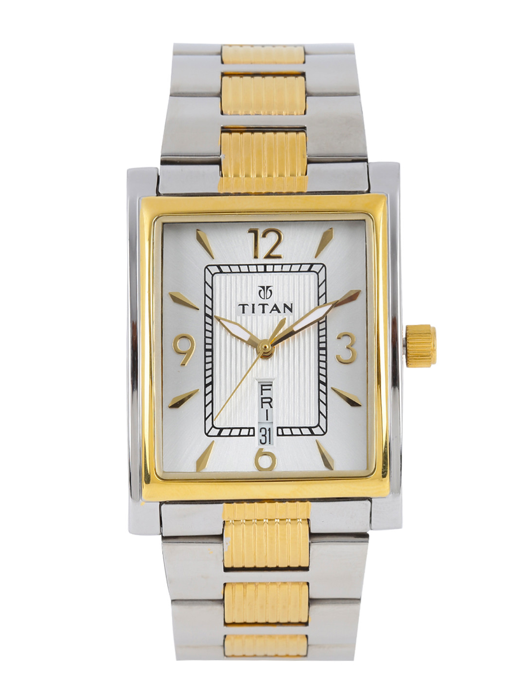 Buy Titan Men Silver Toned Analogue Watch NK90024BM03_OR - Watches for ...