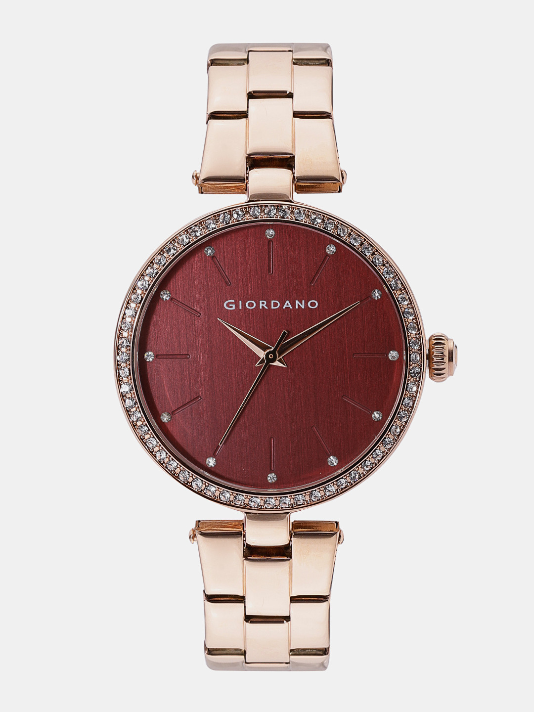 Buy GIORDANO Women Maroon Analogue Watch A2079 22 - Watches for Women ...