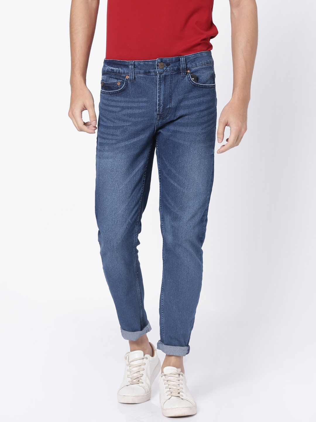 Buy ONLY & SONS Men Blue Skinny Fit Mid Rise Clean Look Jeans - Jeans ...