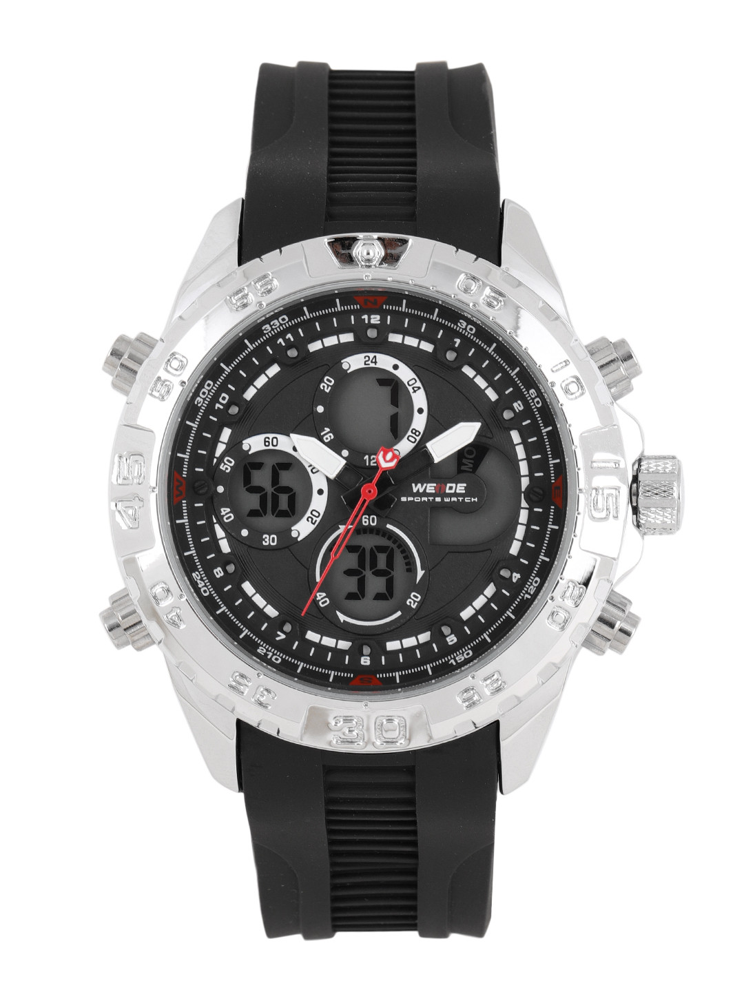 Buy WEIDE Men Black Analogue And Digital Watch WH6909 3C - Watches for ...