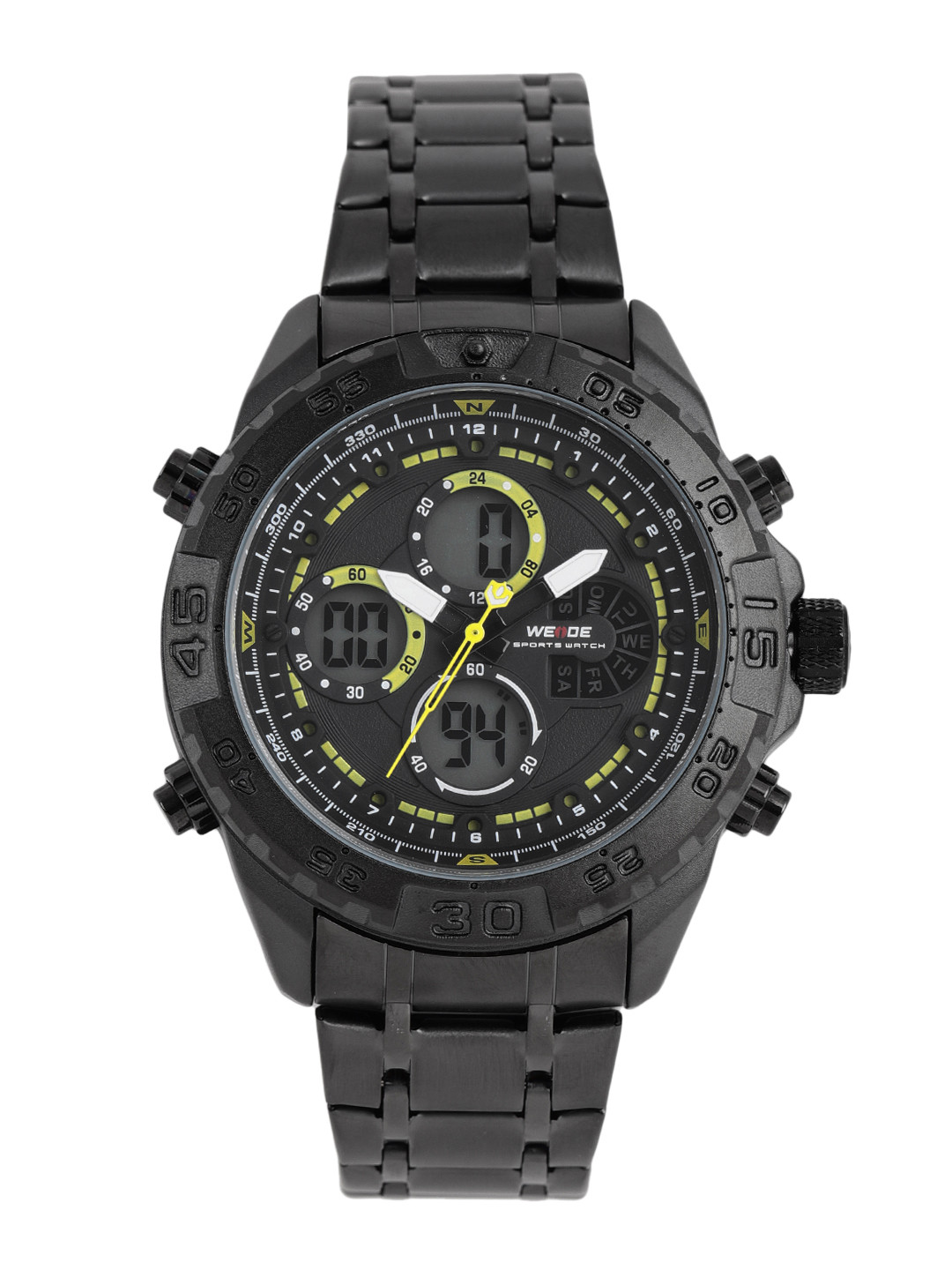 Buy WEIDE Men Black Analogue And Digital Watch WH6909B 3C - Watches for ...