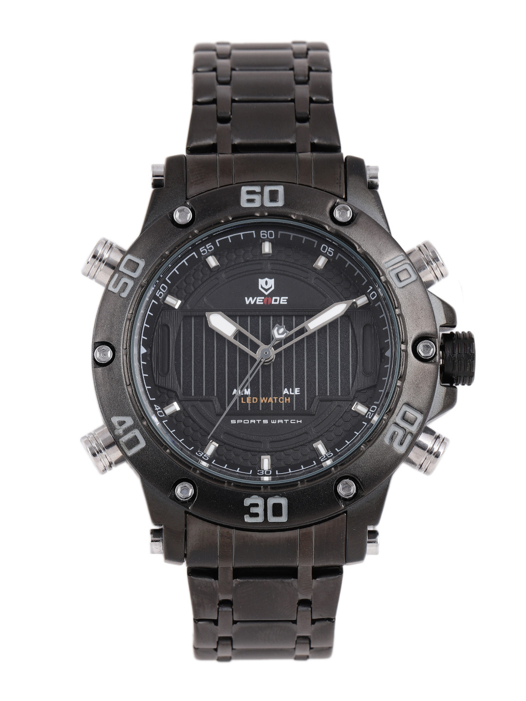 Buy WEIDE Men Black Analogue Watch WH6910B - Watches for Men 7207715 ...