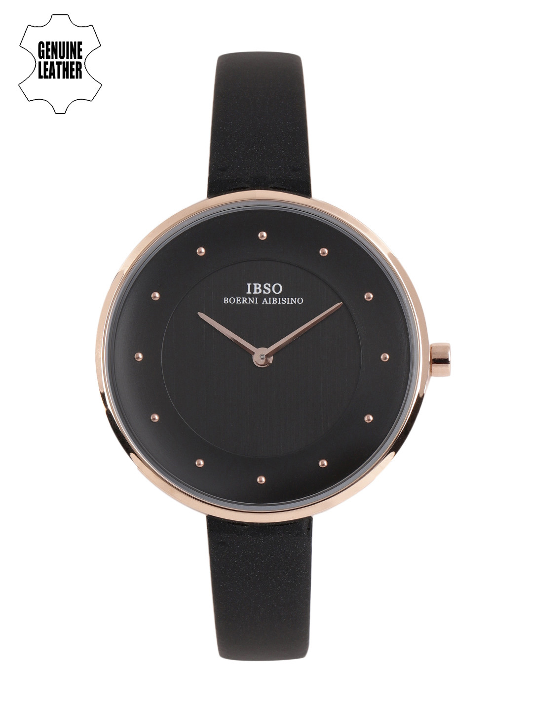 Buy IBSO Women Black Analogue Watch B2281LBK - Watches for Women ...