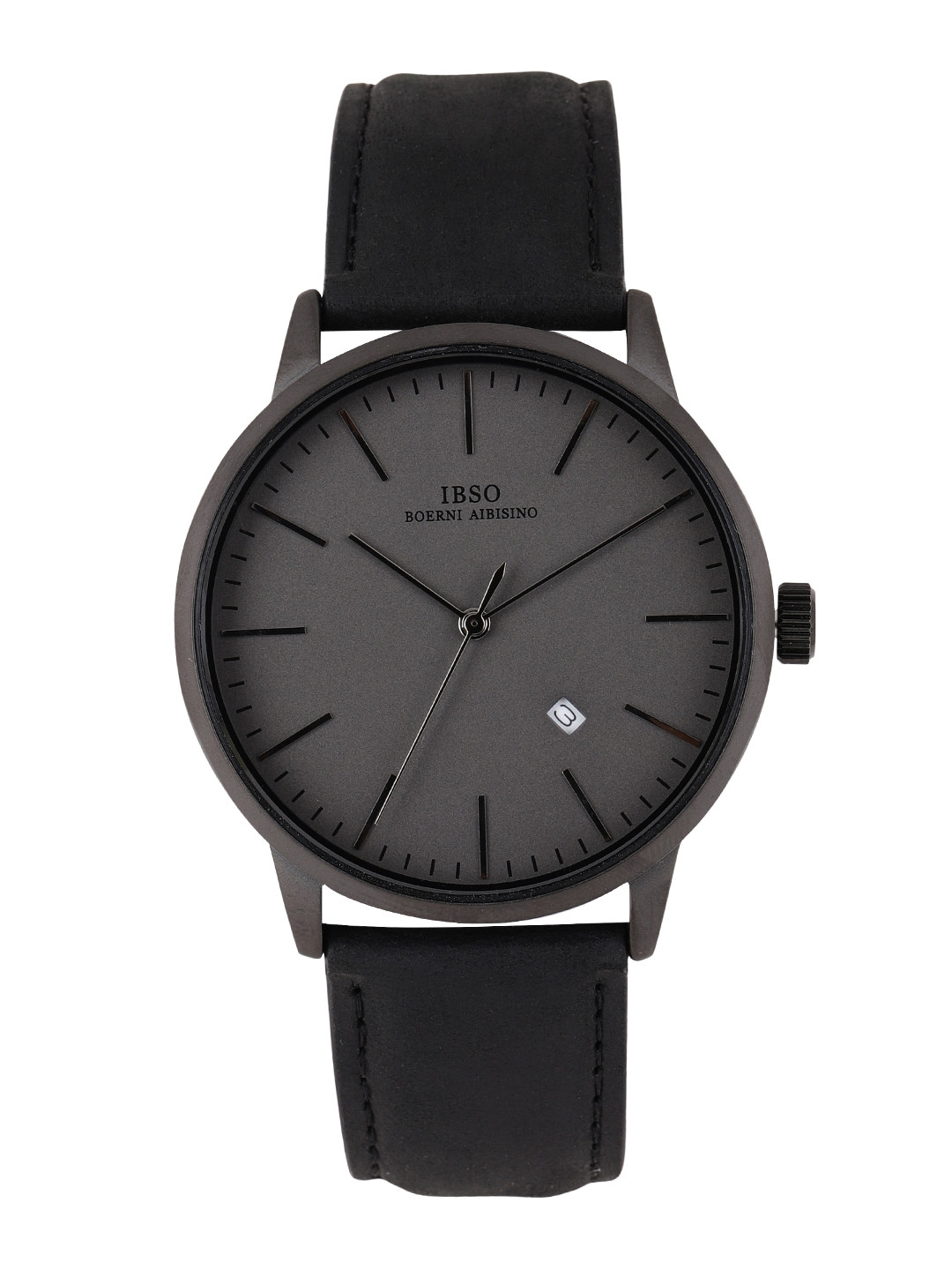 Buy IBSO Men Black Analogue Watch S8616GGY - Watches for Men 7207866 ...