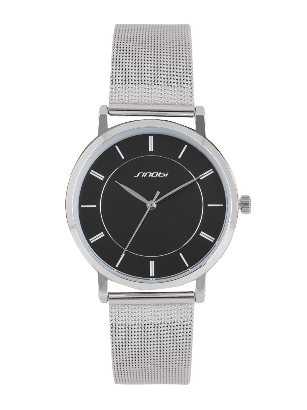 Buy Sinobi Men Black Analogue Watch 11S9600G02 - Watches for Men ...