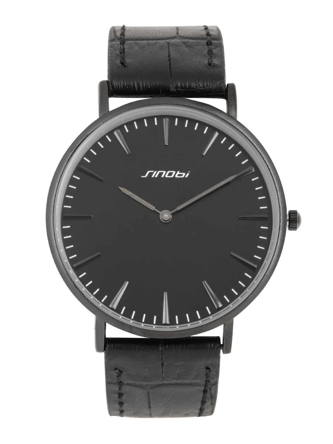Buy Sinobi Men Black Analogue Watch 11S9660G01 - Watches for Men ...