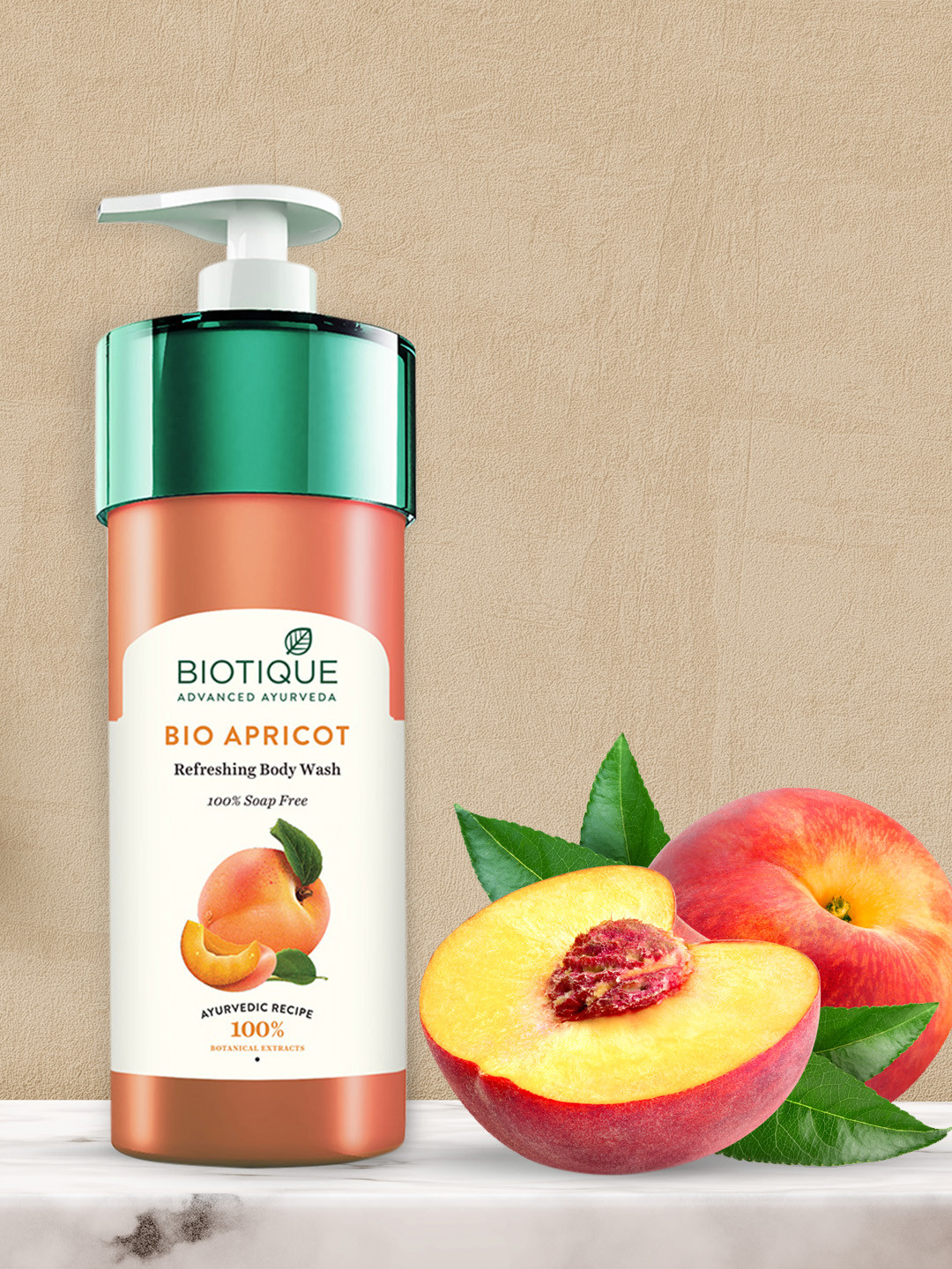 Buy Biotique Botanicals Unisex Bio Apricot Refreshing Body Wash 800 Ml ...
