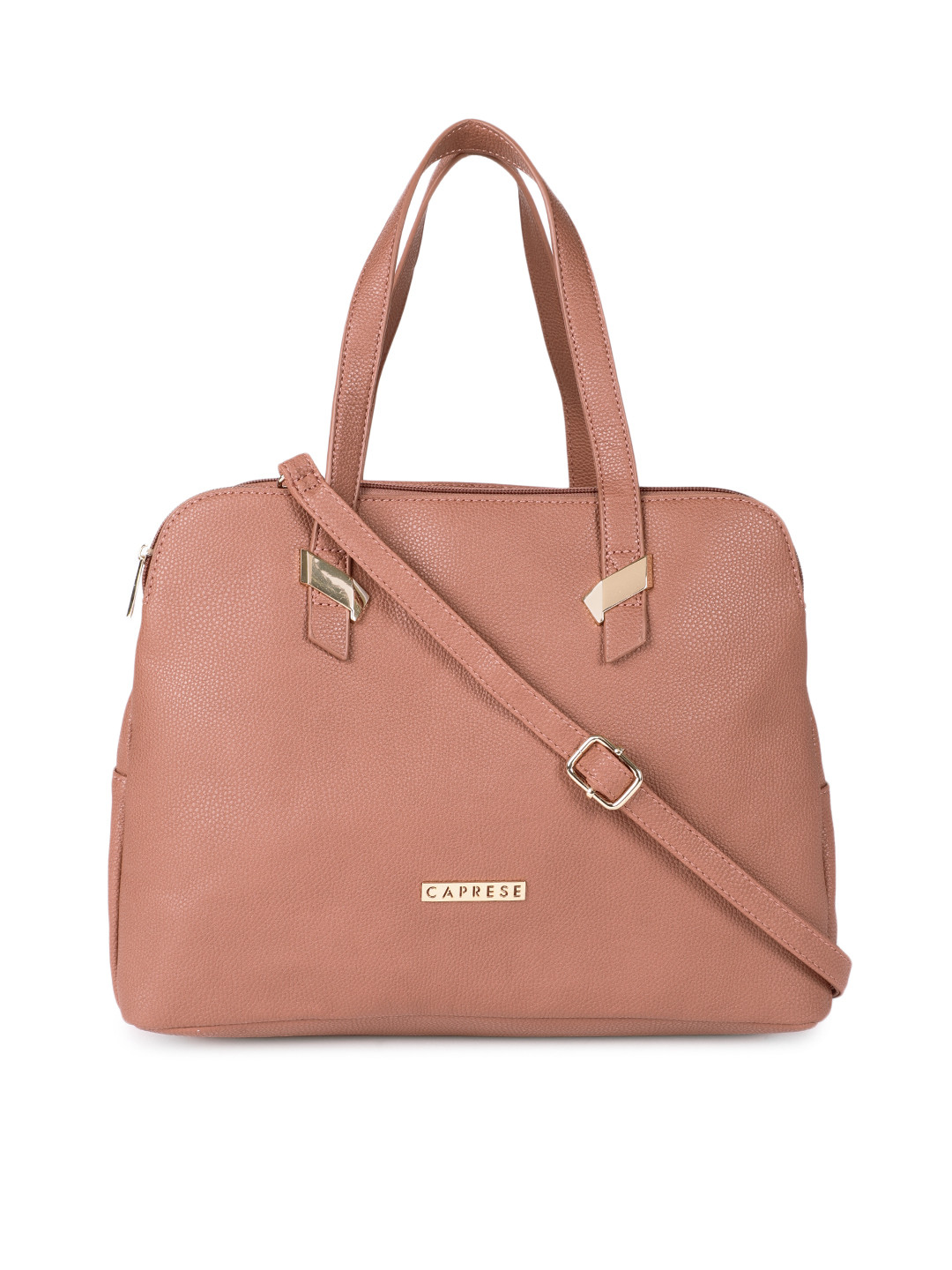 Buy Caprese Brown Solid Shoulder Bag - Handbags for Women 7227356 | Myntra