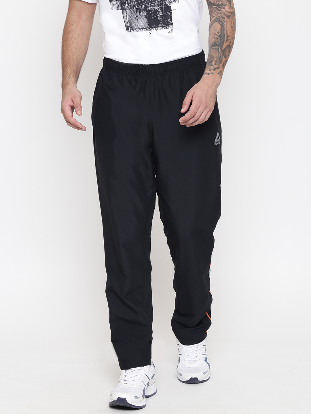 Buy Reebok Men Black Woven Track Pants - Track Pants for Men 7244397 ...