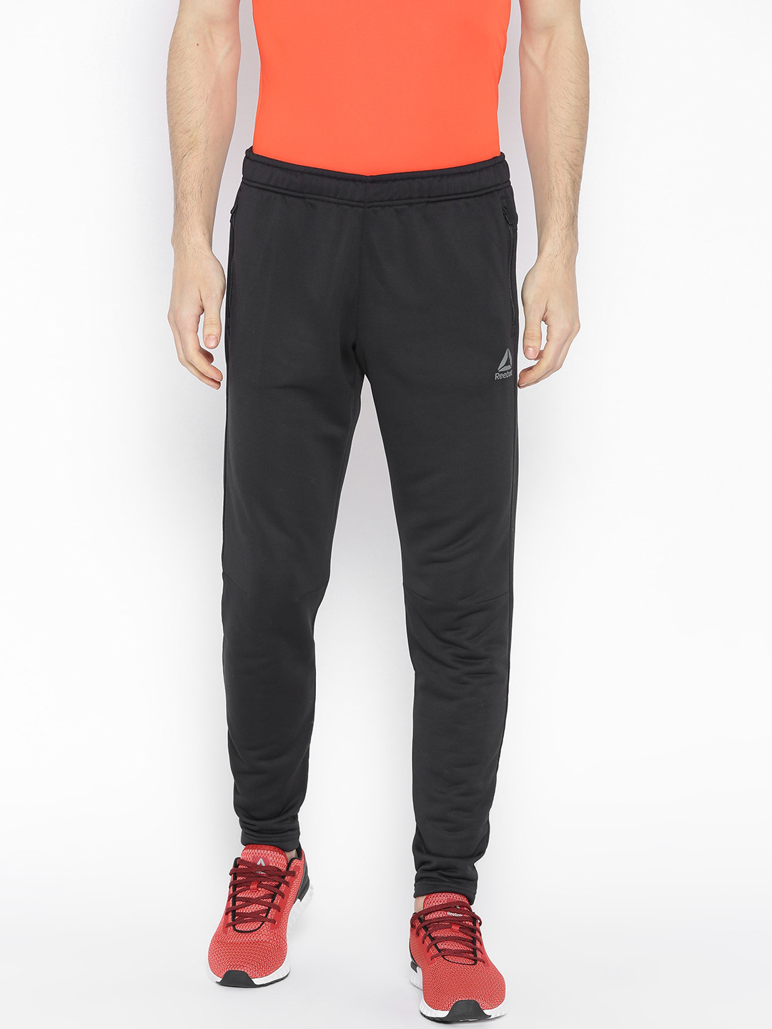 Buy Reebok Men Black FON BAS Training Track Pants - Track Pants for Men ...