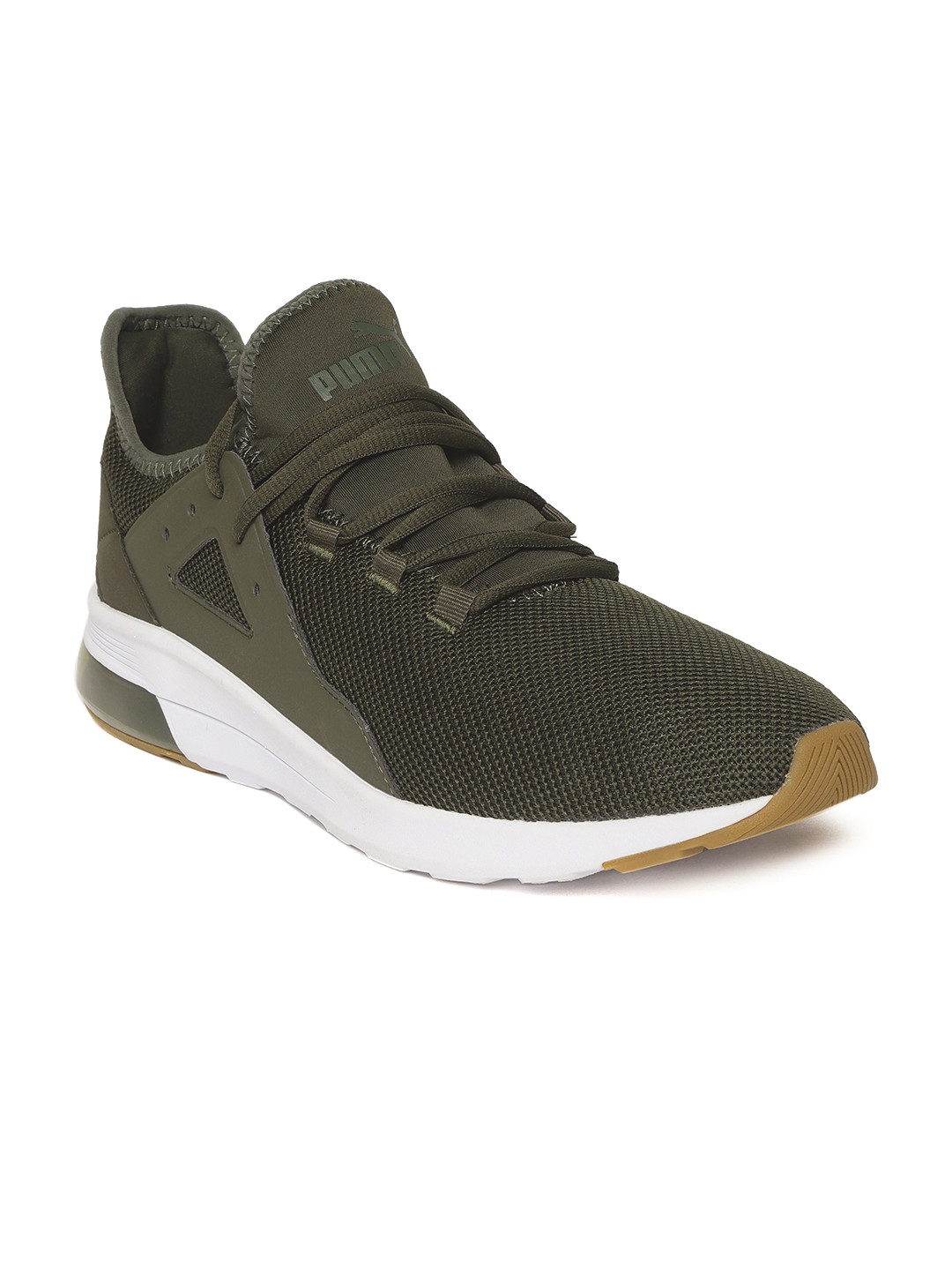 Buy Puma Men Electron Street Olive Green Sneakers - Casual Shoes for ...