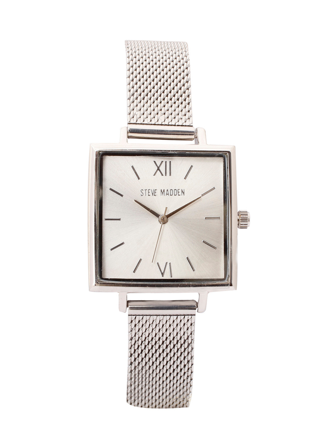 Buy Steve Madden Men Silver Toned Analogue Watch SMW110 - Watches for ...