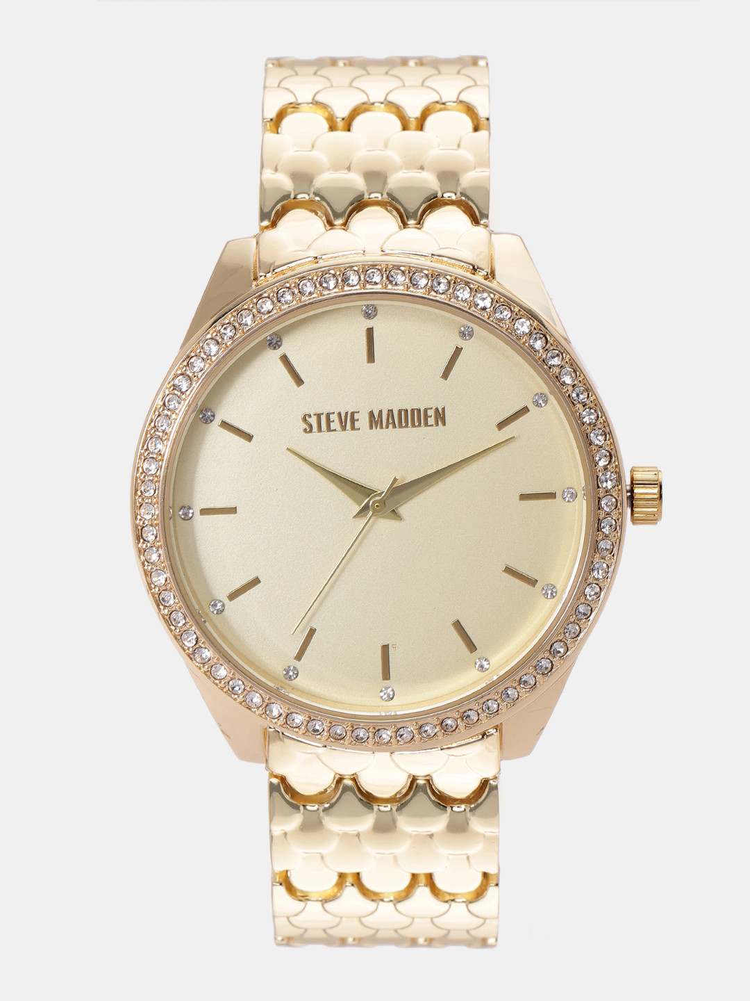Buy Steve Madden Women Gold Toned Analogue Watch SMW170G - Watches for ...