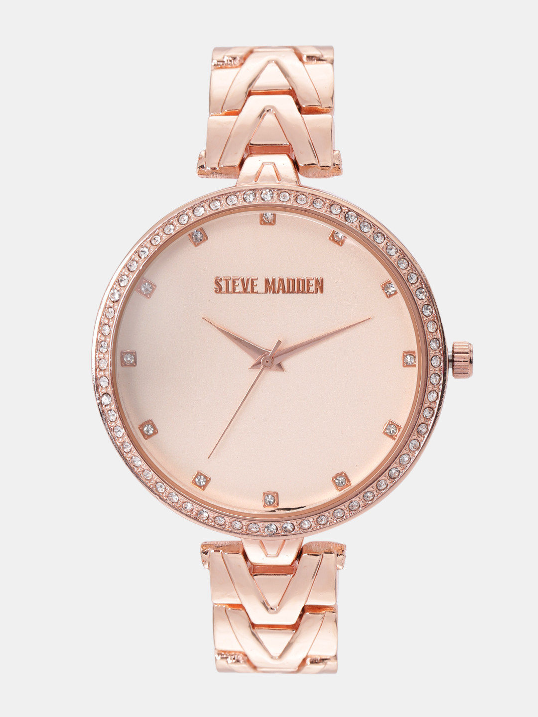 Buy Steve Madden Women Rose Gold Toned Analogue Watch SMW179Q - Watches ...