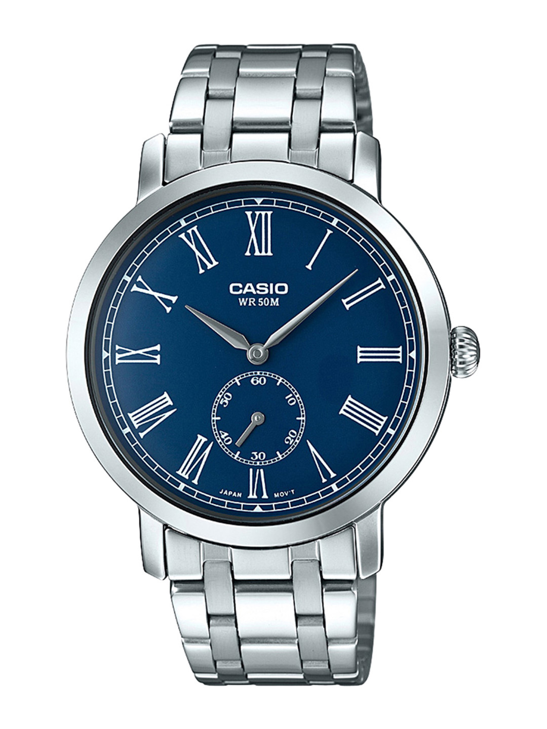 Buy Casio Enticer Men Blue Analogue Watch A1386 MTP E150D 2BVDF ...