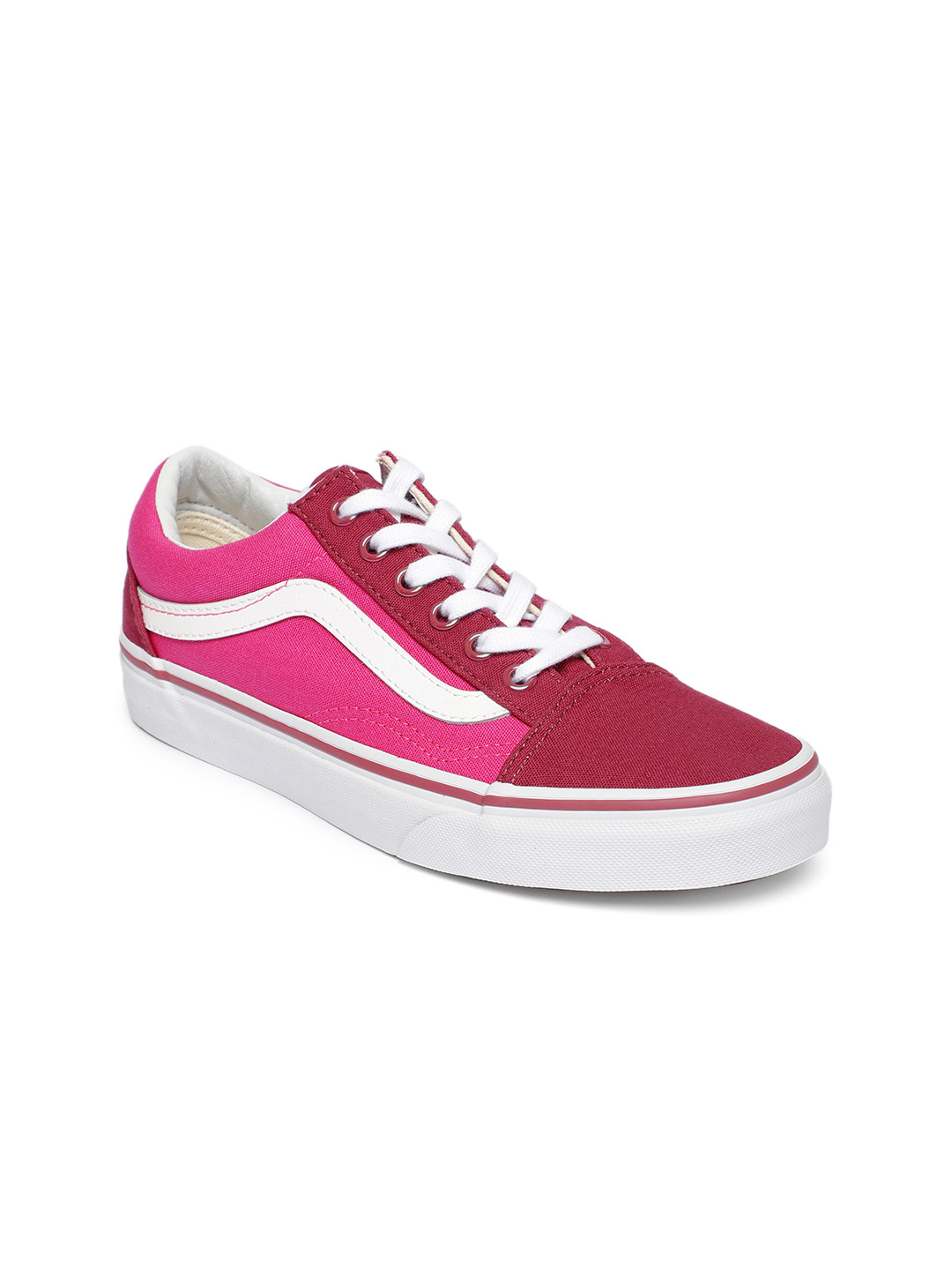 Buy Vans Women Pink & Magenta Colourblocked Sneakers - Casual Shoes for ...