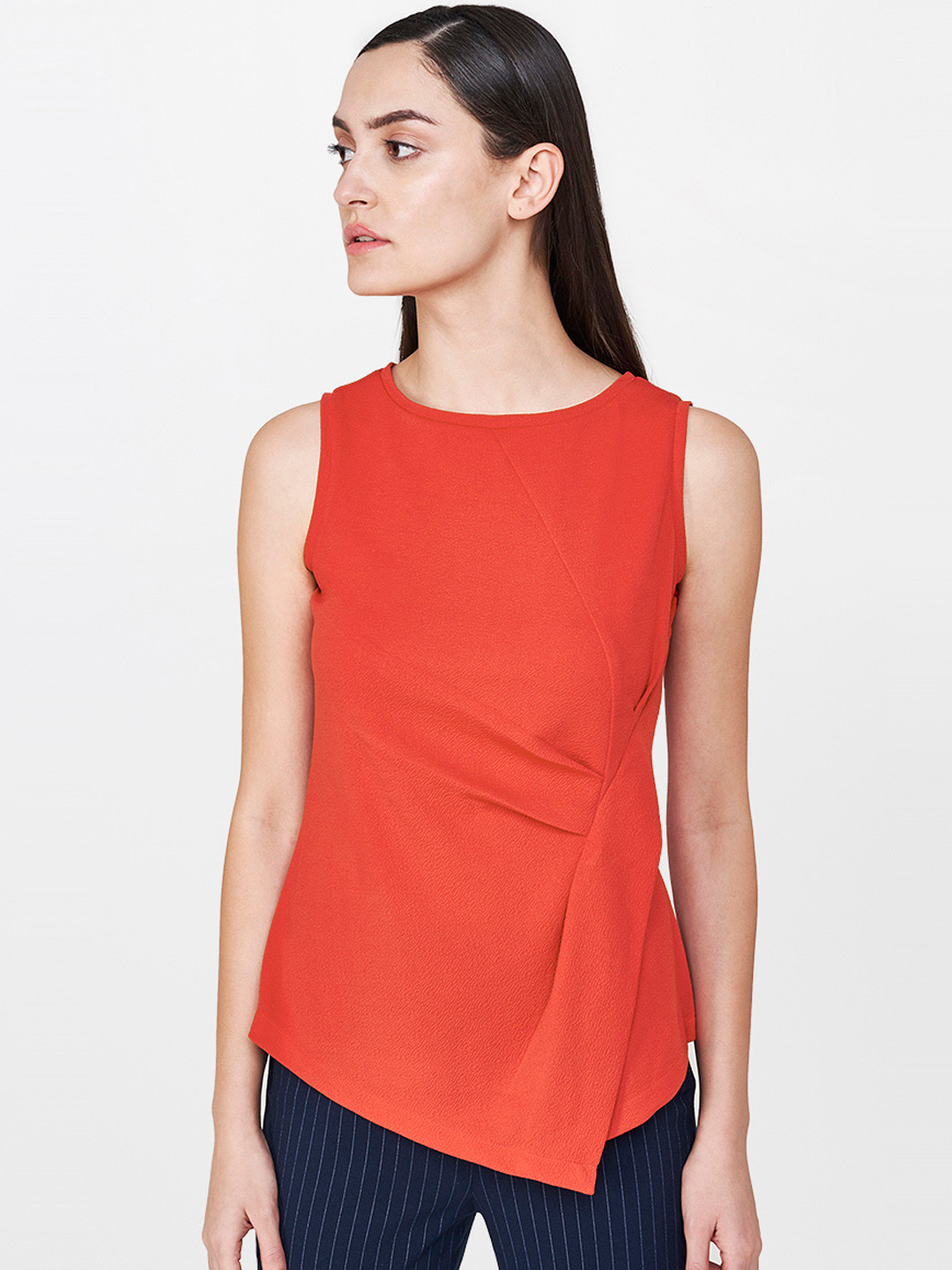 Buy AND Women Red Solid Top - Tops for Women 7308512 | Myntra