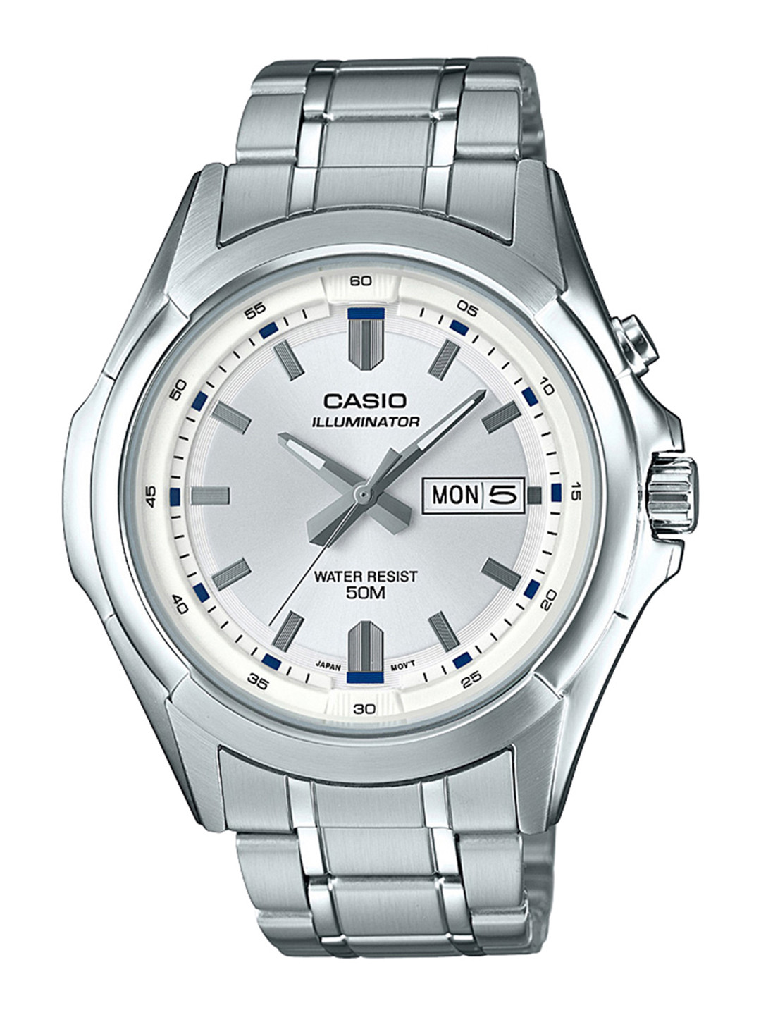 Buy CASIO Enticer Men Silver Dial Analog Watch MTP E205D 7AVDF A1475 ...