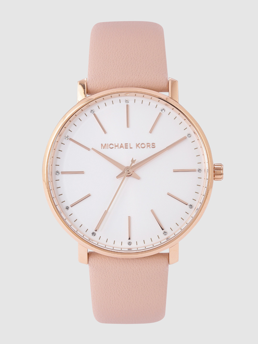 Buy Michael Kors PYPER Women White Analogue Watch MK2741 - Watches for ...