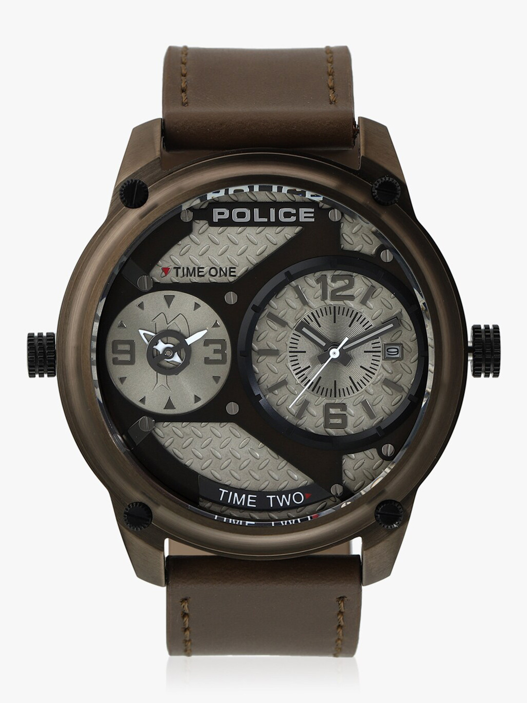 Buy Police Men Silver Toned Chronograph Watch 15268JSK53_OR - Watches ...