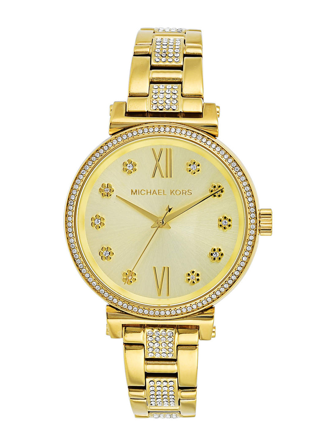 Buy Michael Kors Women Gold Toned Analogue Watch MK3881I - Watches for ...