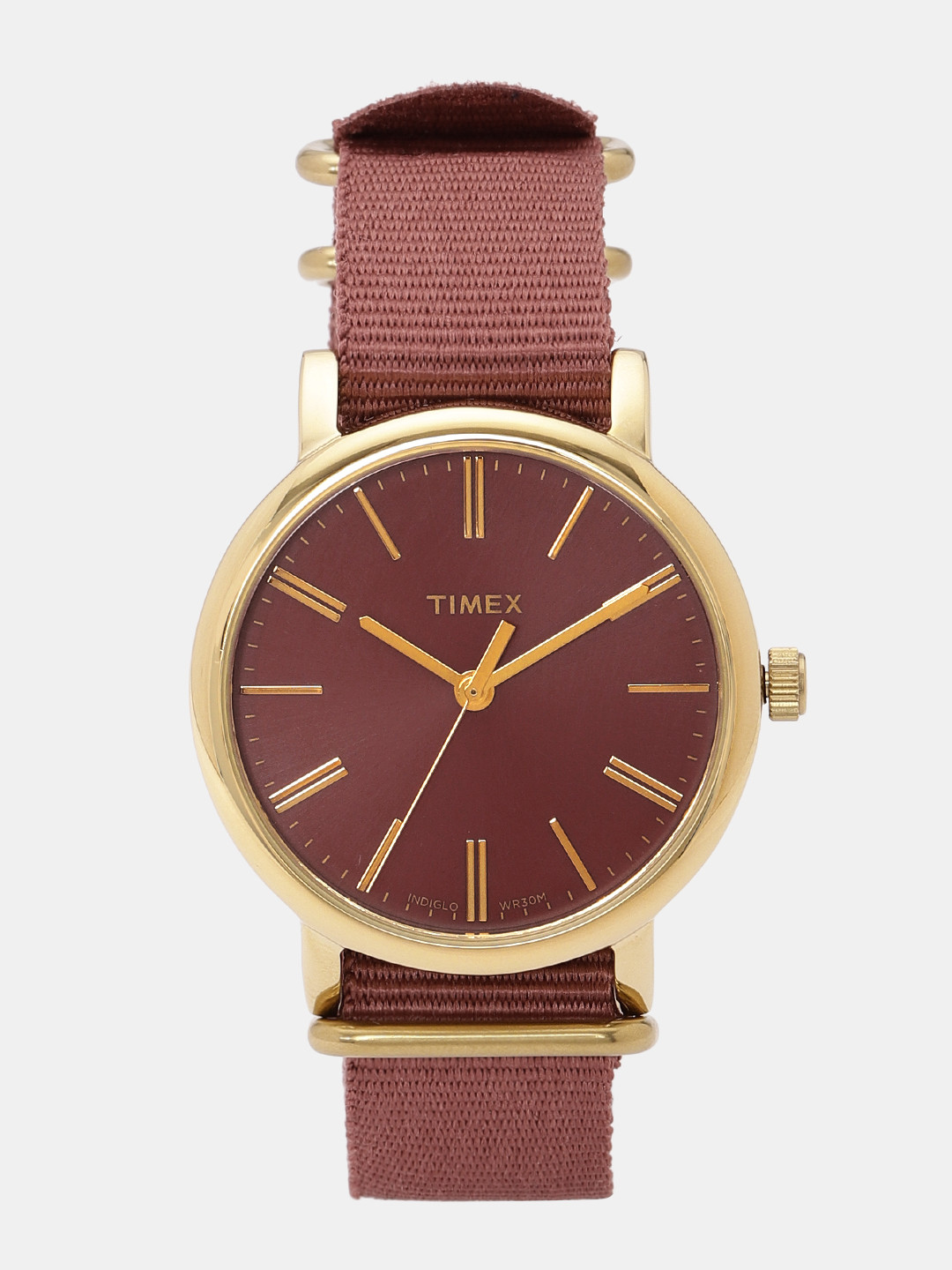 Buy Timex Women Brick Red Analogue Watch TW2P78200 - Watches for Women ...