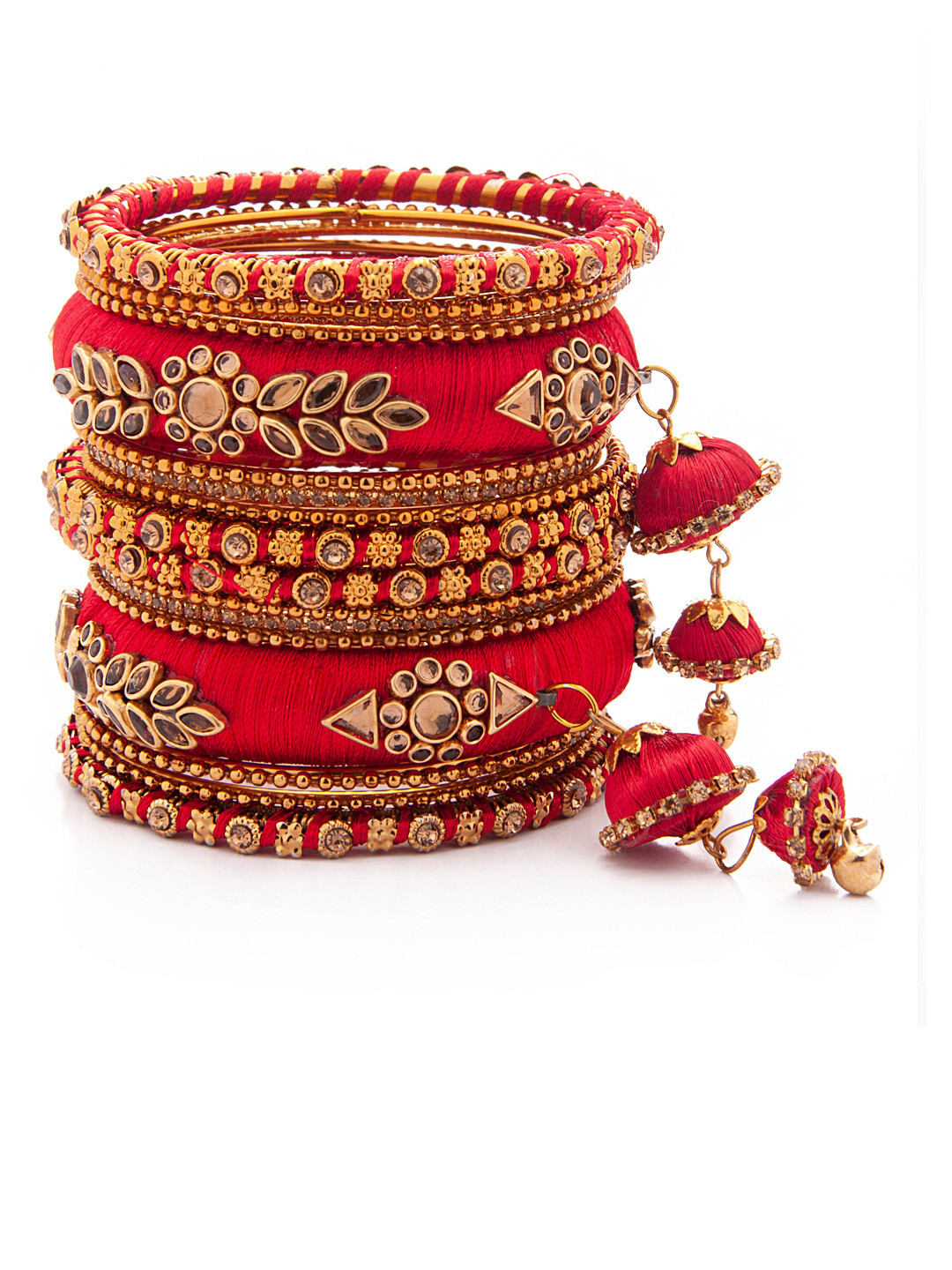 Buy Rubans Red Thread Handcrafted Bangles - Bangle for Women 7426569 ...