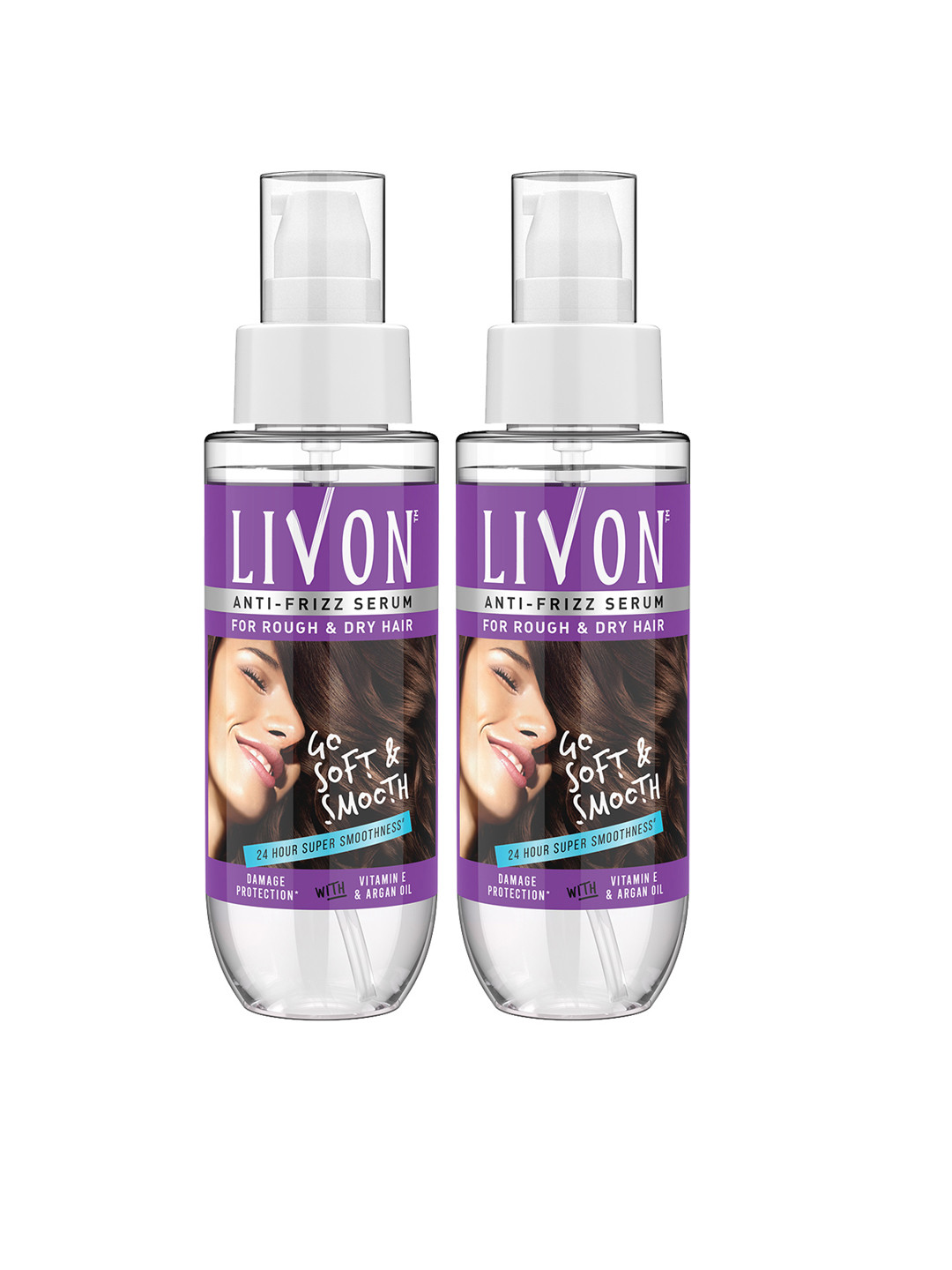 Buy Livon Women Set Of 2 Moroccan Argan Oil Serum For Dry & Unruly Hair ...