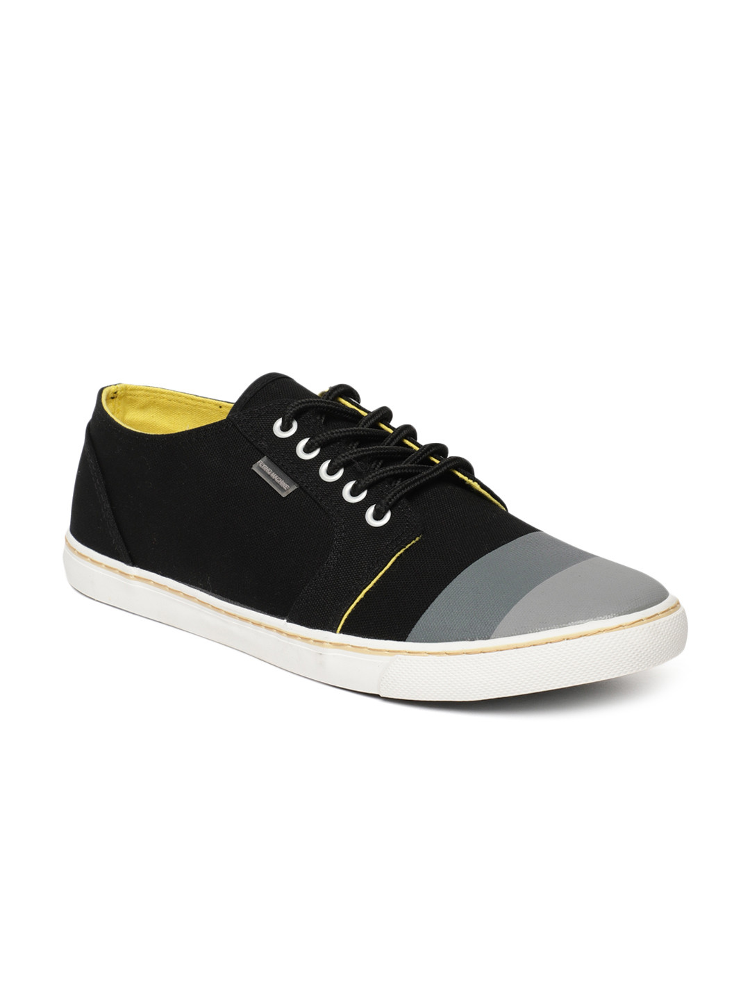 Buy Flying Machine Men Black Sneakers - Casual Shoes for Men 7441741 ...