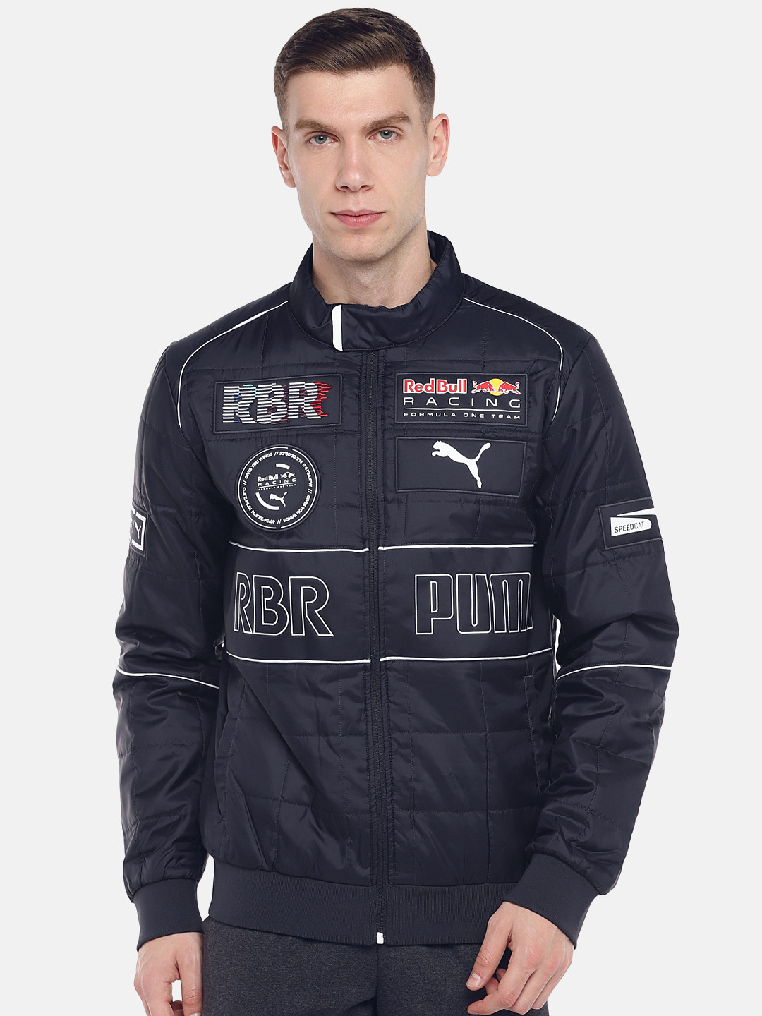 Buy PUMA Motorsport Men Navy Blue RBR Speedcat Evo NIGHT SKY Padded ...