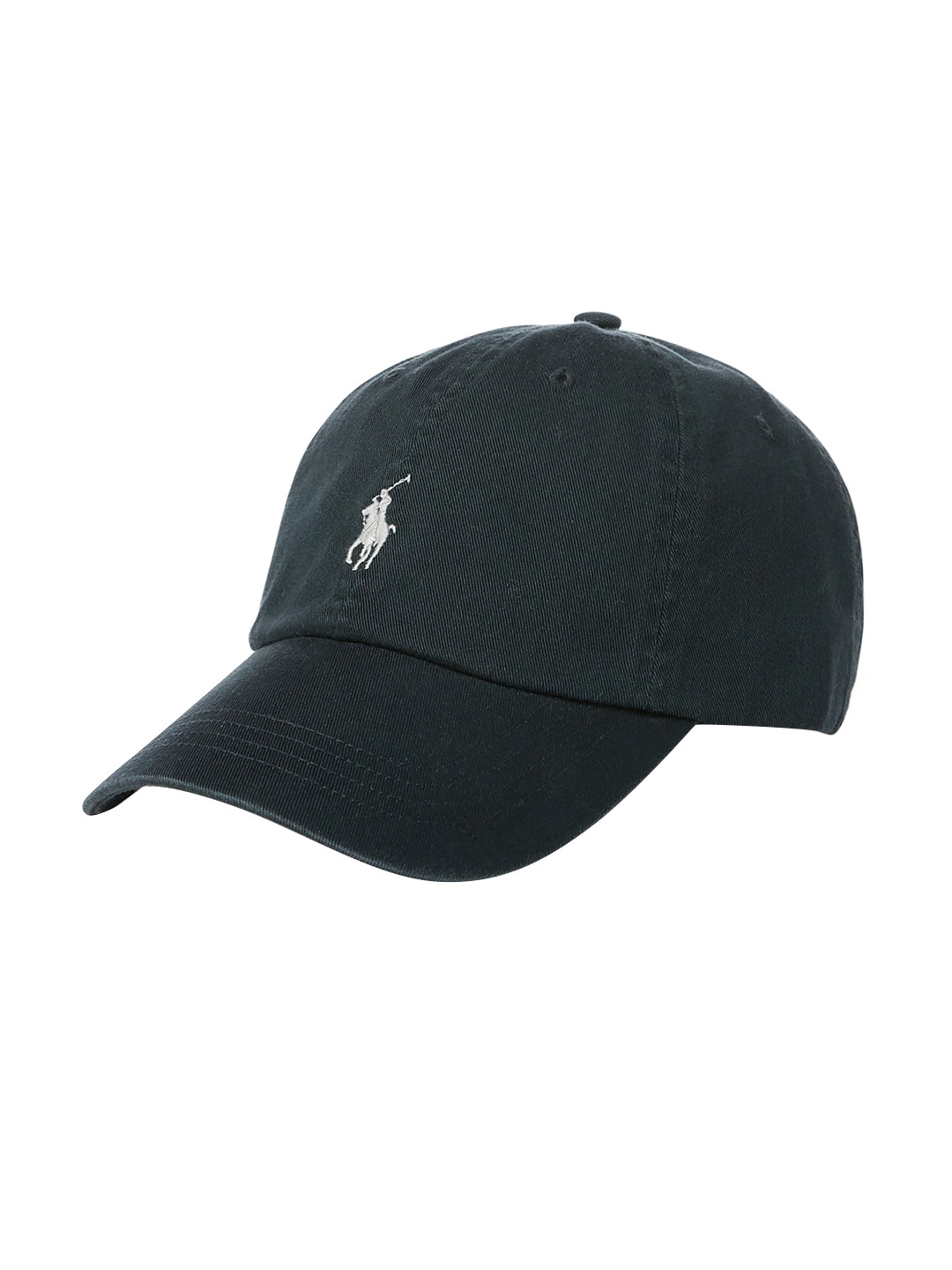 Buy Polo Ralph Lauren Men Charcoal Grey Solid Cap With Embroidered Logo ...