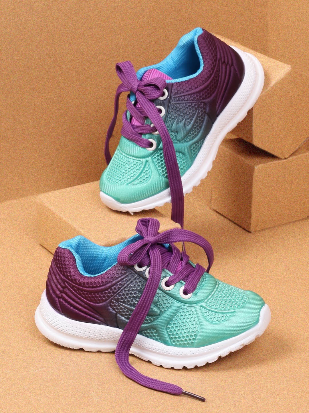 Buy Walktrendy Girls Purple Sneakers - Casual Shoes for Girls 7506877 ...