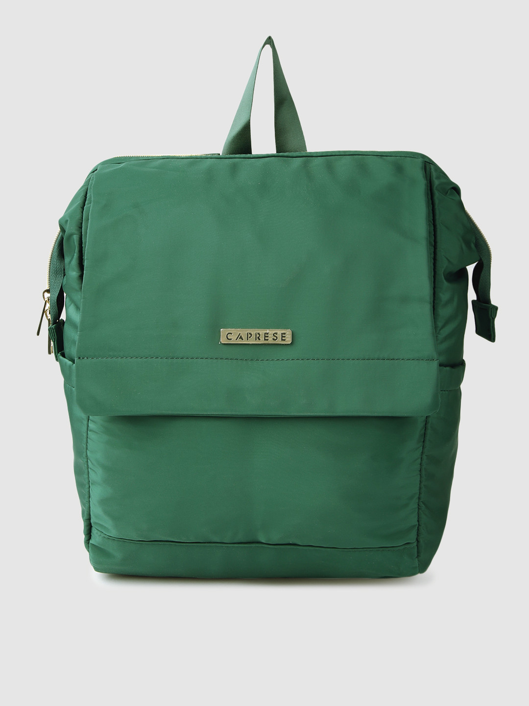 Buy Caprese Women Green Solid Backpack - Backpacks for Women 7532231 ...