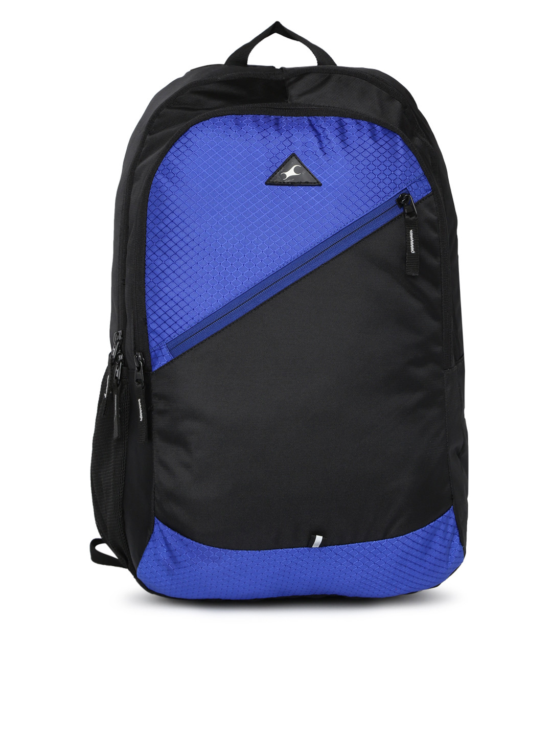 Buy Fastrack Men Blue & Black Colourblocked Backpack - Backpacks for ...
