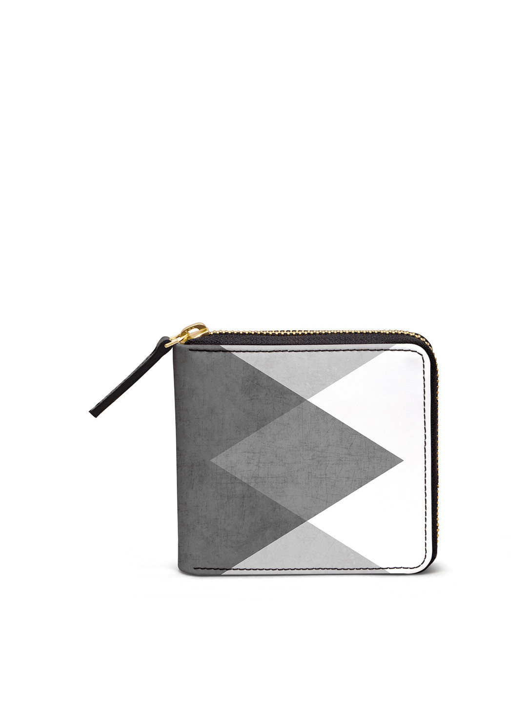 Buy DailyObjects Women Grey & White Printed Zip Around Wallet - Wallets ...