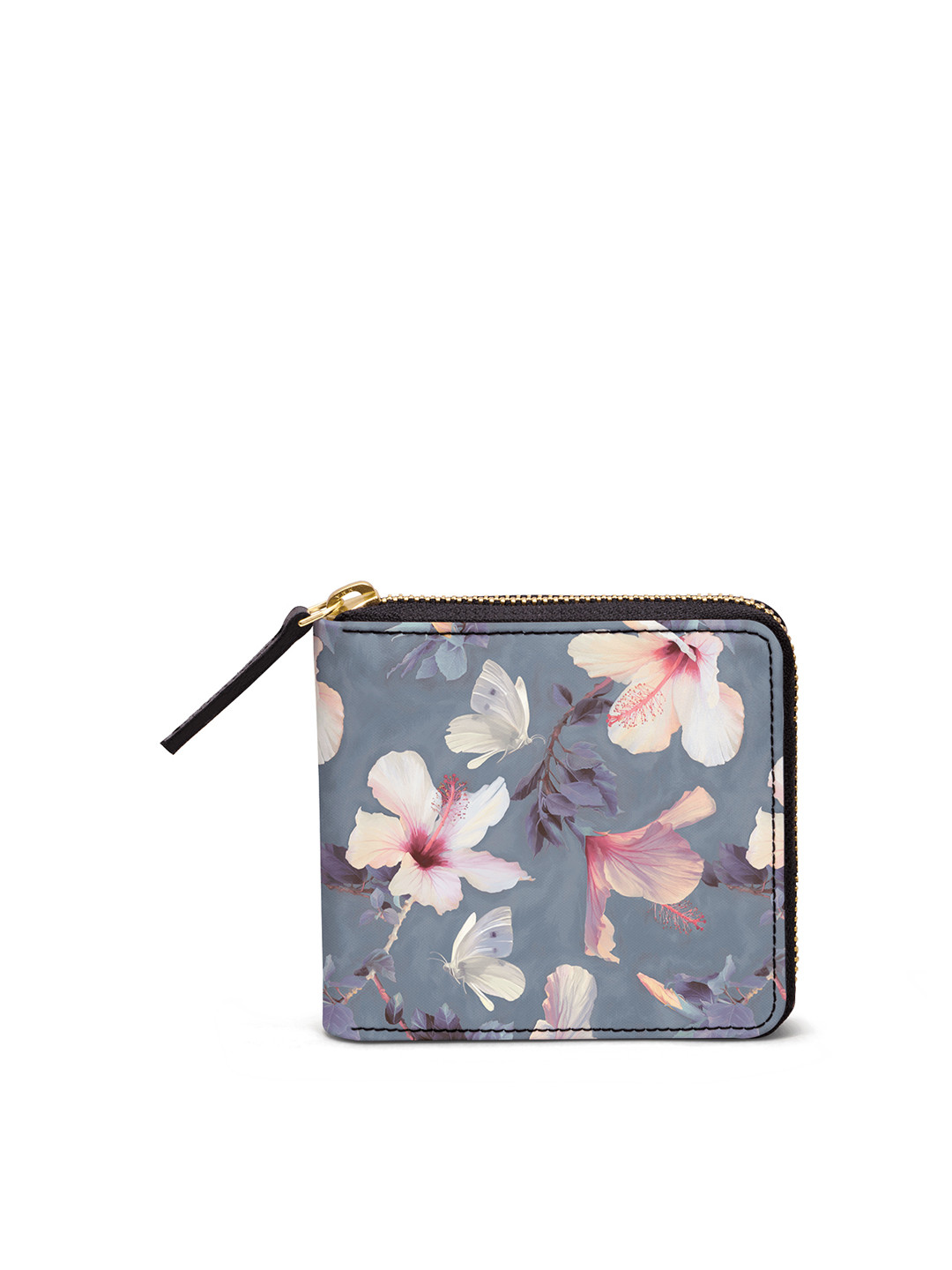 Buy DailyObjects Women Grey & Pink Printed Zip Around Wallet - Wallets ...