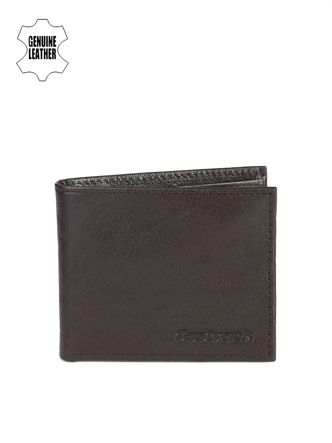 Buy Fastrack Men Brown Genuine Leather Wallet - Wallets for Men 758413 ...