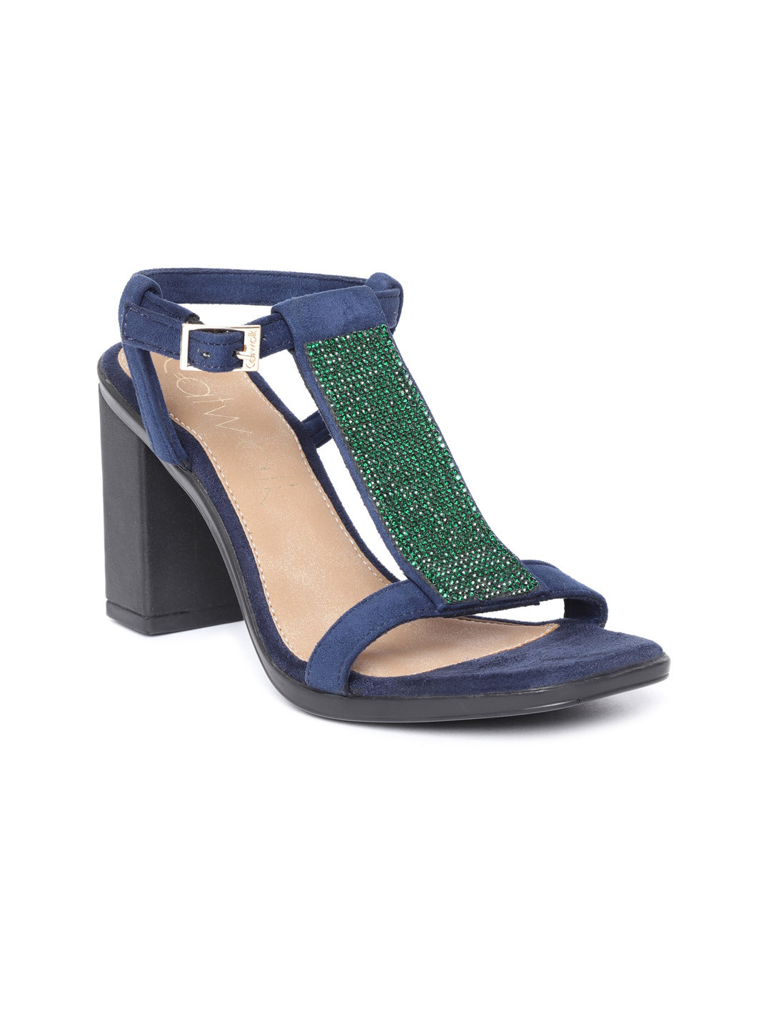 Buy Catwalk Women Blue Embellished Heels - Heels for Women 7585661 | Myntra