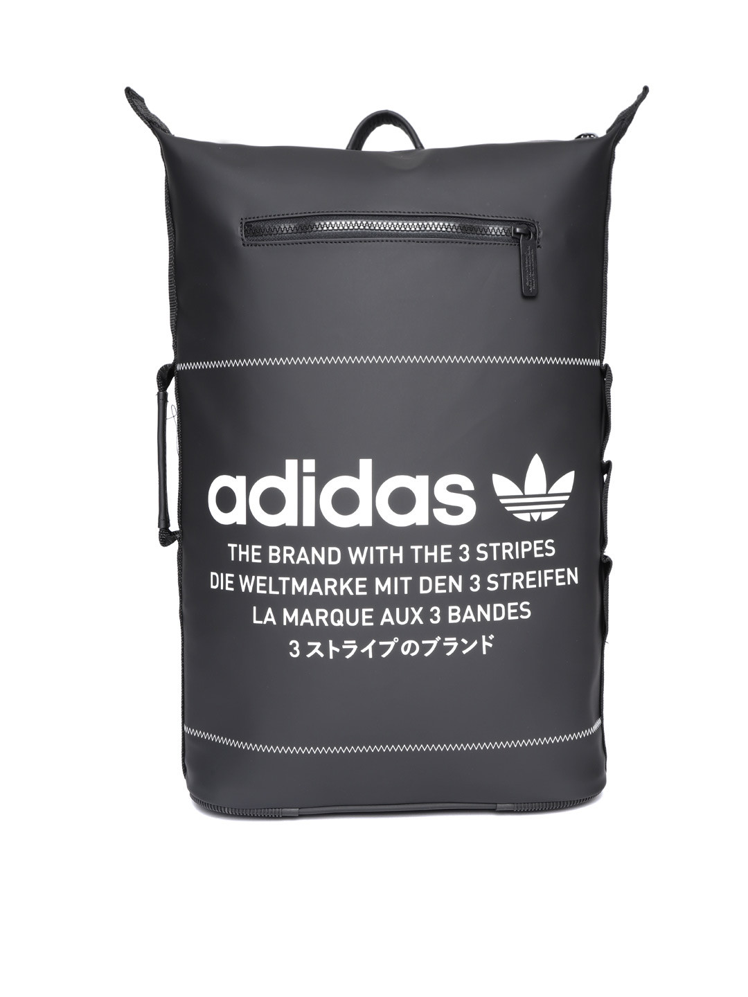 Buy ADIDAS Originals Unisex Black NMD S Brand Logo Laptop Backpack ...