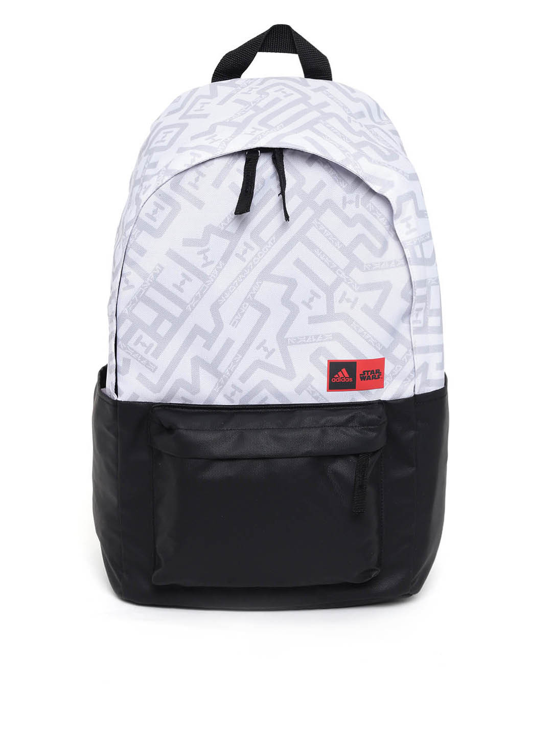 Buy ADIDAS Unisex White & Black Star Wars Printed Backpack - Backpacks ...