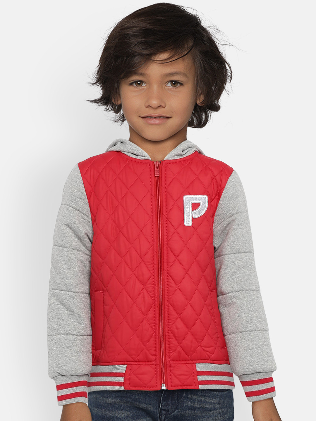 Buy Pepe Jeans Boys Red Solid Quilted Jacket - Jackets for Boys 7613754 ...