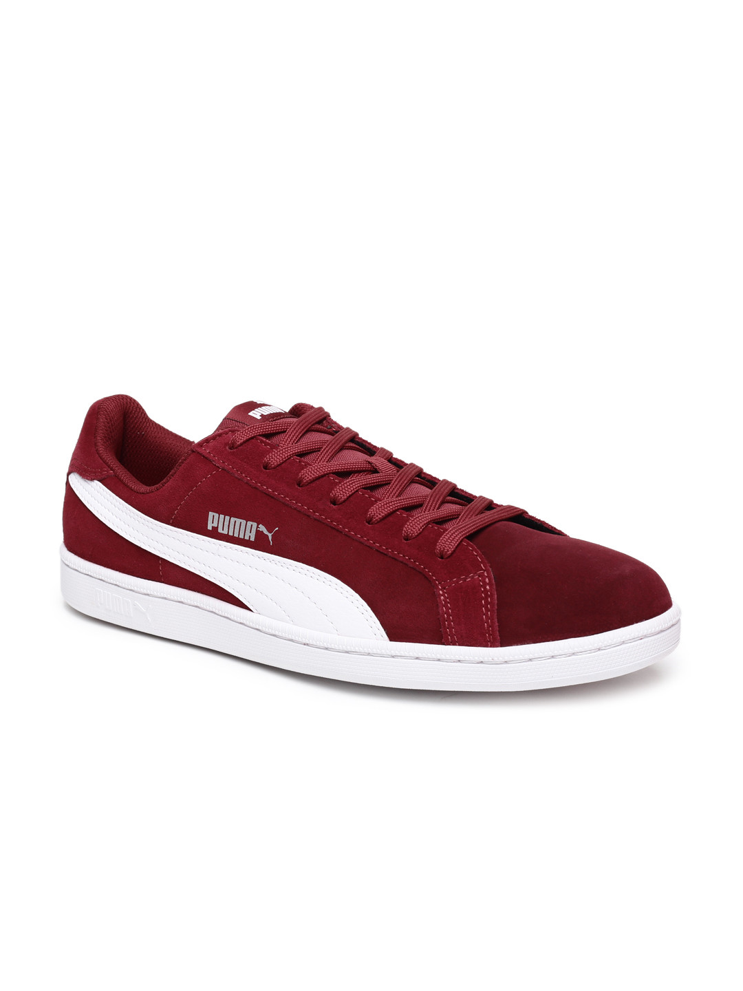 Buy Puma Men Red Smash SD Sneakers - Casual Shoes for Men 7635606 | Myntra