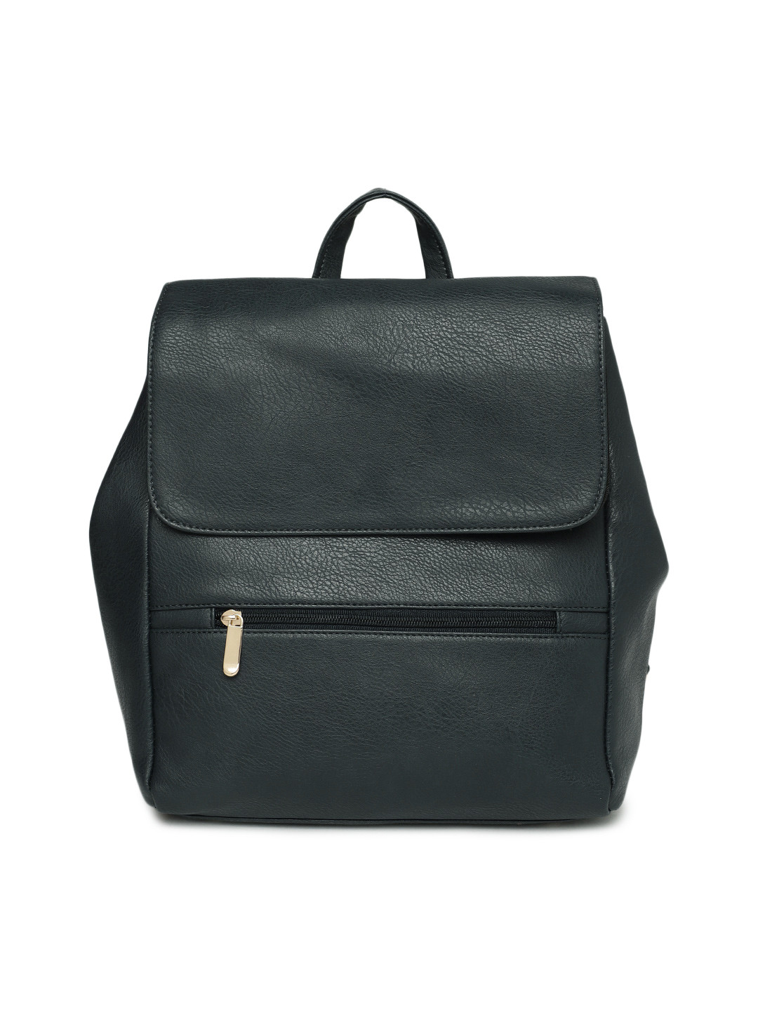 Buy Ginger By Lifestyle Women Navy Blue Solid Backpack - Backpacks for ...