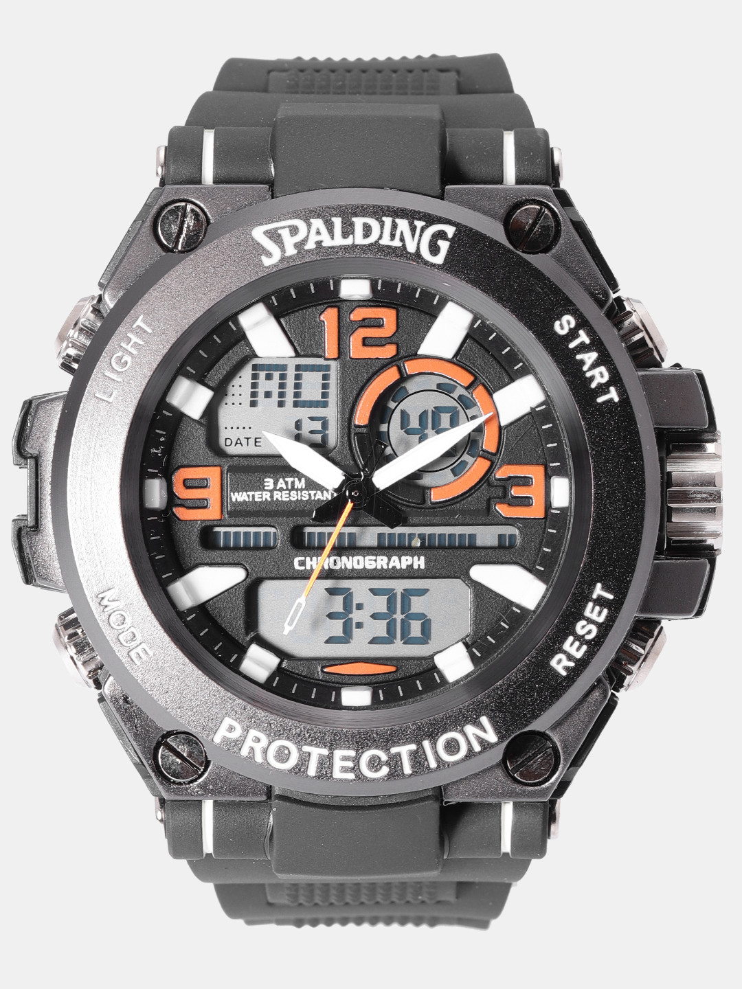 Buy Spalding Men Black Chronograph Digital Watch SP 123B - Watches for ...
