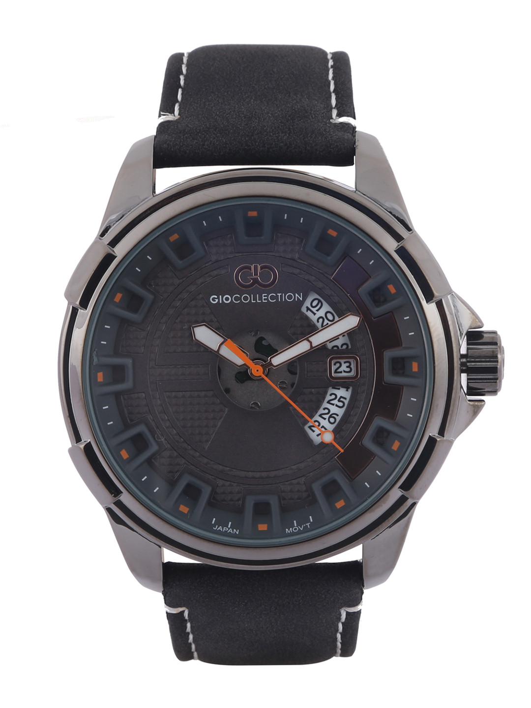Buy GIO COLLECTION Men Grey Analogue Watch - Watches for Men 7653386 ...
