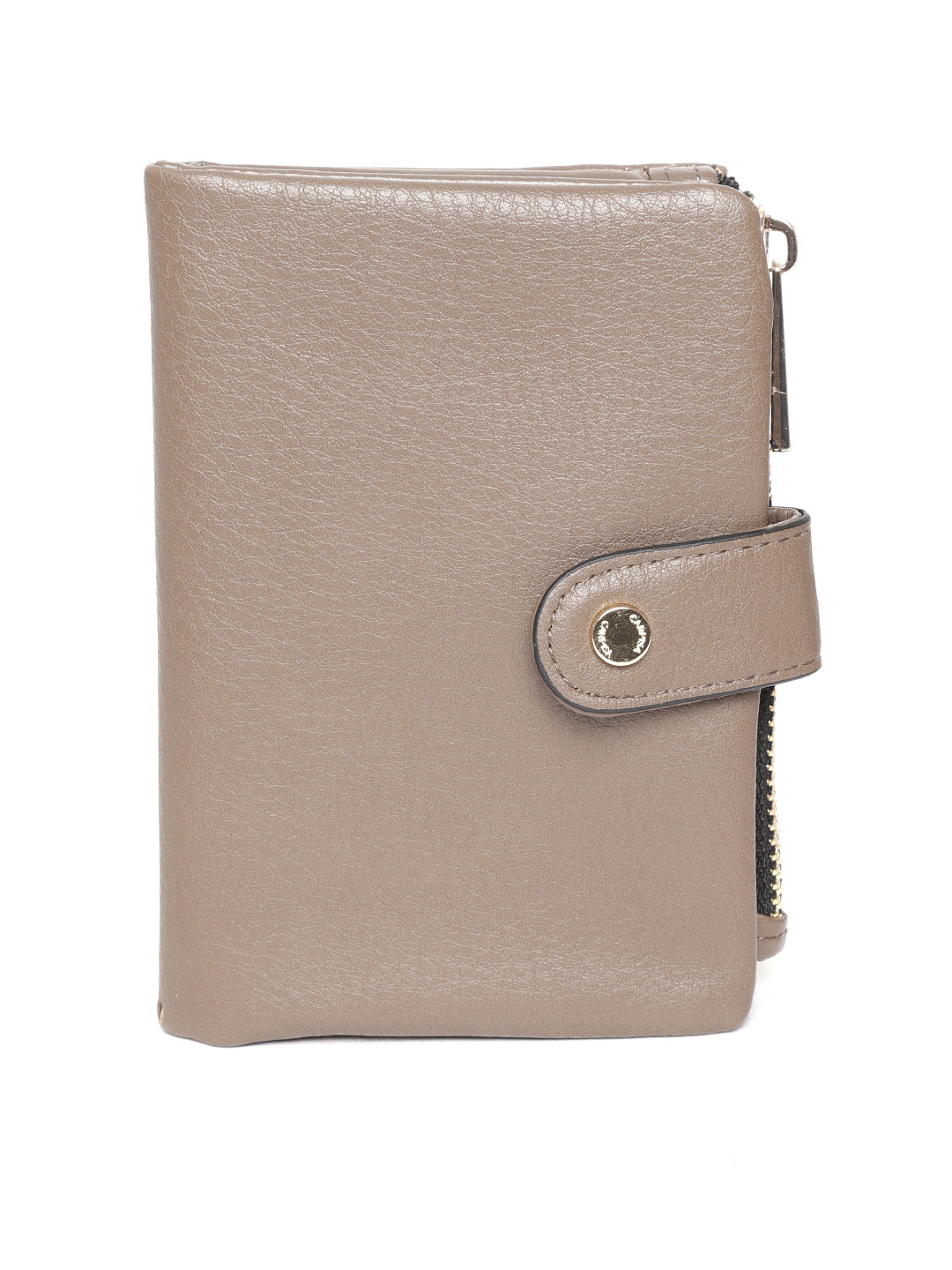 Buy CARPISA Women Brown Solid Two Fold Wallet - Wallets for Women ...